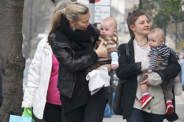 First Pics: Caprice Out With Baby Sons Jett And Jax | HuffPost UK