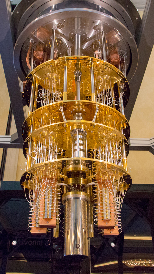 This Is What A 50 qubit Quantum Computer Looks Like Engadget